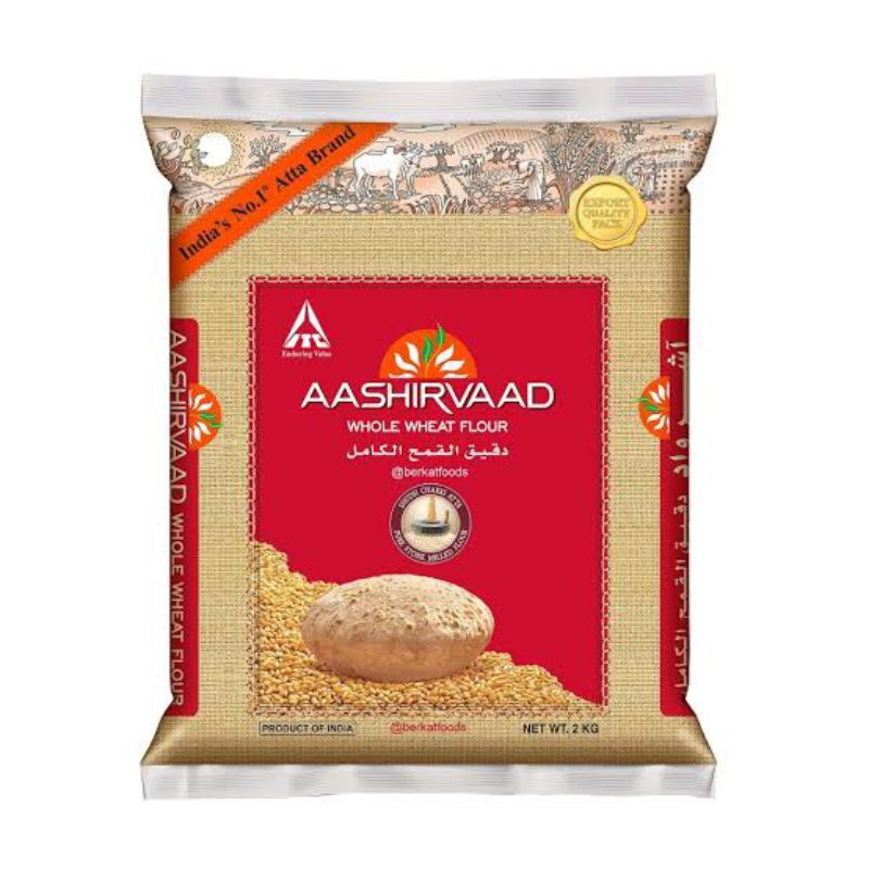 Jual AASHIRVAAD ATTA 2kg(Fluor) | Shopee Indonesia