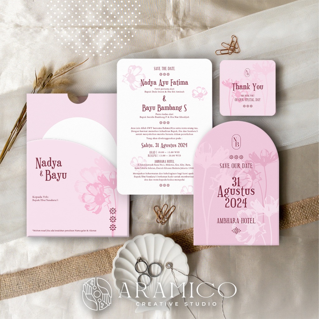 Jual Undangan Pernikahan Elegan minimalis Amplop Soft Cover. Cetak ...