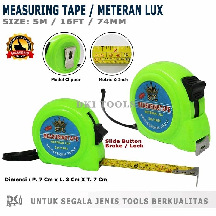 Jual STC Meteran Hong Sui Measuring Tape Feng Shui 5 Meter | Shopee ...