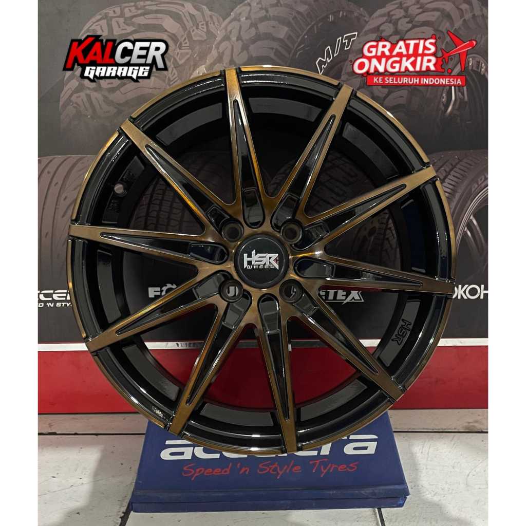 Jual VELG MOBIL HSR R16 KCCX 4X100 UNTUK CAYLA RAIZE YARIS GENIO JAZZ DLL KCCX-2 1332 HSR R16X7 ...