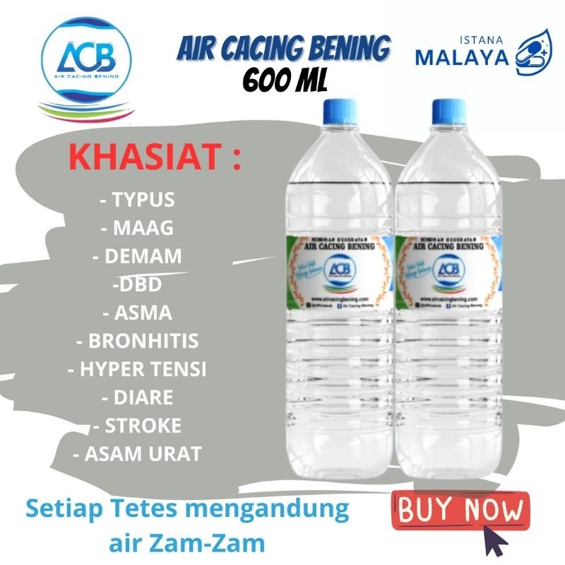 Jual Air Cacing Bening 600 ML ACB | Shopee Indonesia
