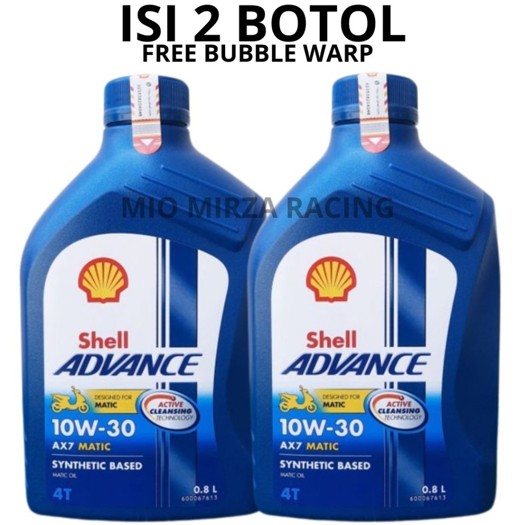 Jual PAKET ISI 1-2-3 Oli Shell Advance Matic AX7 SCOOTER 800ml oli ...