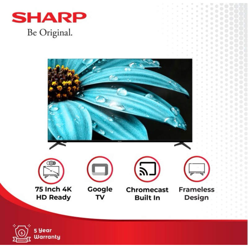 Jual led Sharp 75 inch c75fj1x dijamin ori | Shopee Indonesia