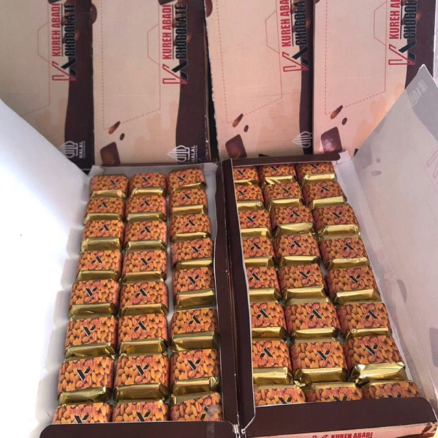 Jual Coklat box isi 24pcs | coklat enak rasa nyoklat banget| coklat ...