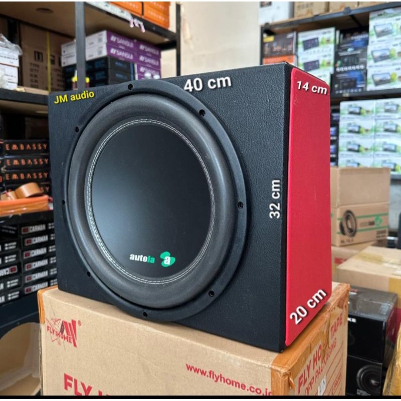 Jual Subwoofer Pasive 12" Autolab SL 12.1 - Double Voice Coil 12 Inch ( Box + Speaker) Universal ...