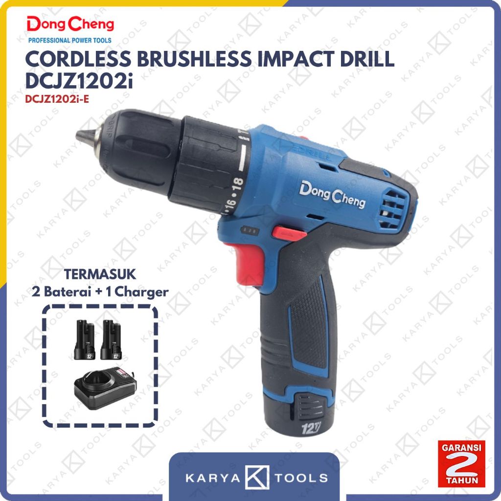 Jual Dongcheng DCJZ 1202i-E Mesin Bor Tembok Baterai 10mm | Shopee ...