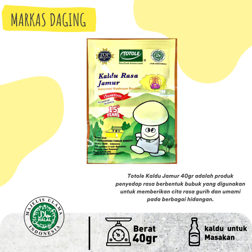 Jual Totole Kaldu Rasa Jamur [Halal] | Shopee Indonesia