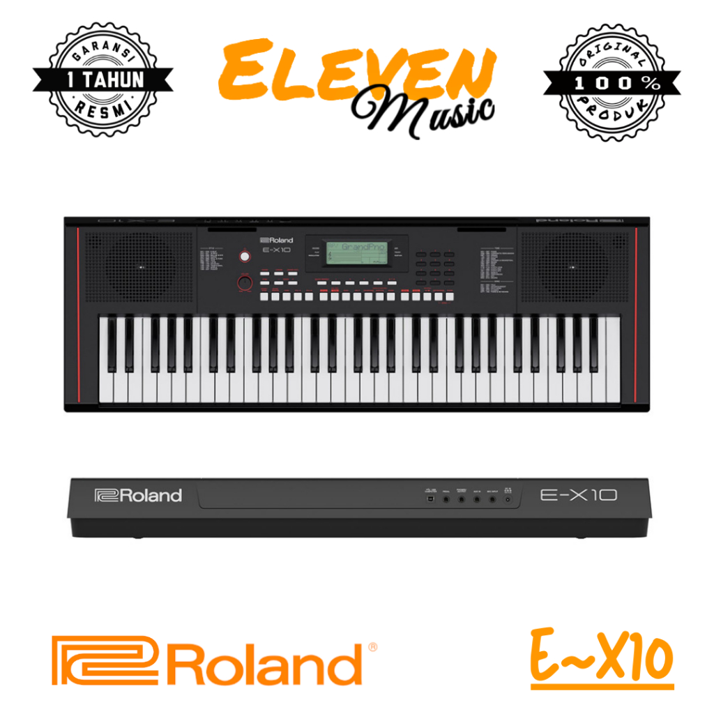Jual Roland E-X10 61-Key Touch Sensitive Arranger Keyboard Paket Roland EX10 | Shopee Indonesia