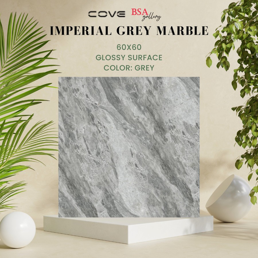 Jual GRANIT 60X60 COVE IMPERIAL GREY MARBLE GLAZED POLISHED / GRANITE ...