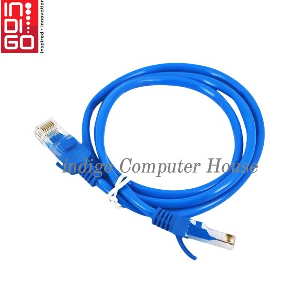 Jual Kabel lan cat5 1 meter / Kabel Lan UTP Cat5 1m - Internet / Ethernet Cable RJ45 Cat5E ...
