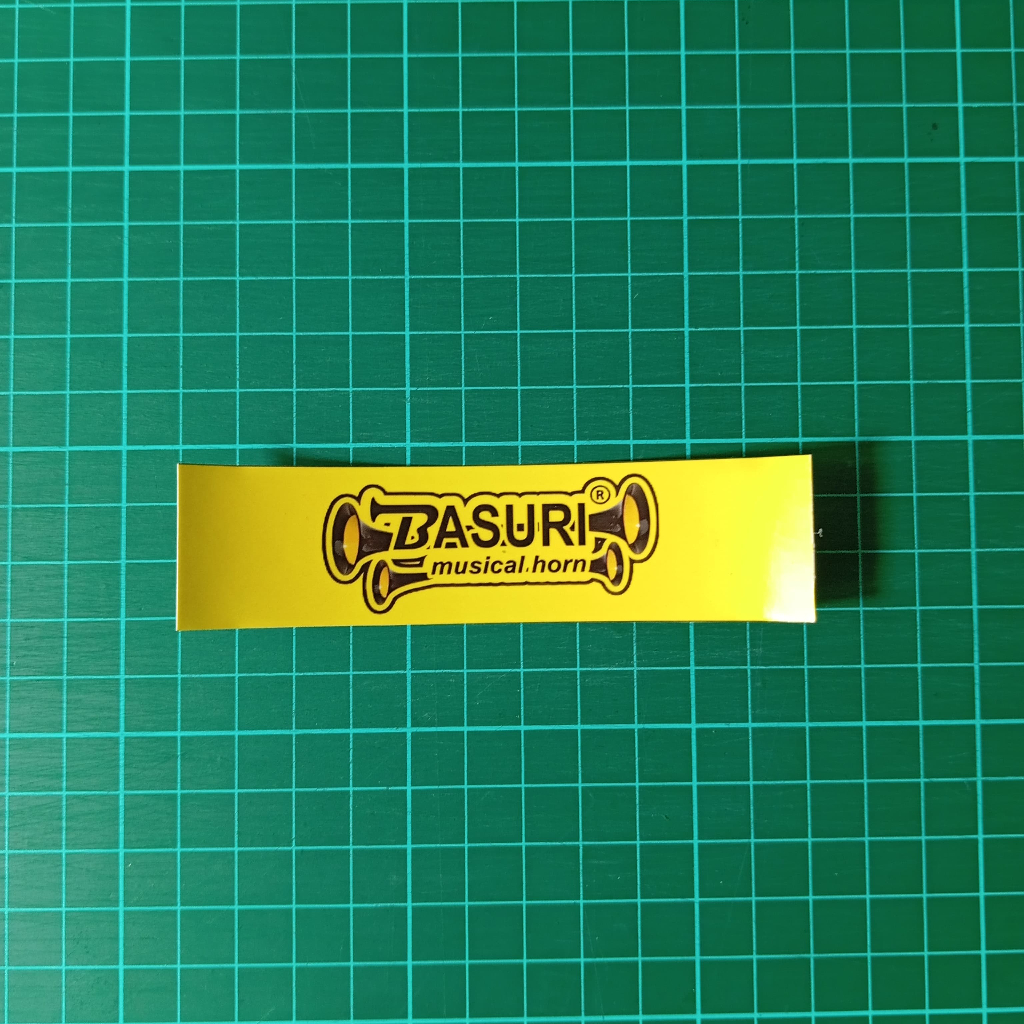 Jual Stiker Logo Mania Basuri Warna Kuning | Shopee Indonesia