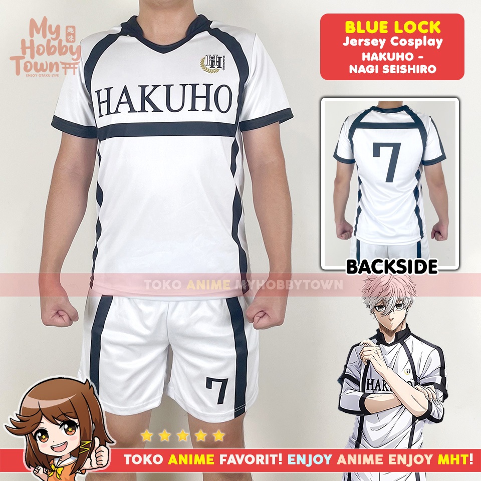Jual Kostum Jersey Blue Lock No. 7 Nagi Seishiro Hakuho Anime Cosplay ...