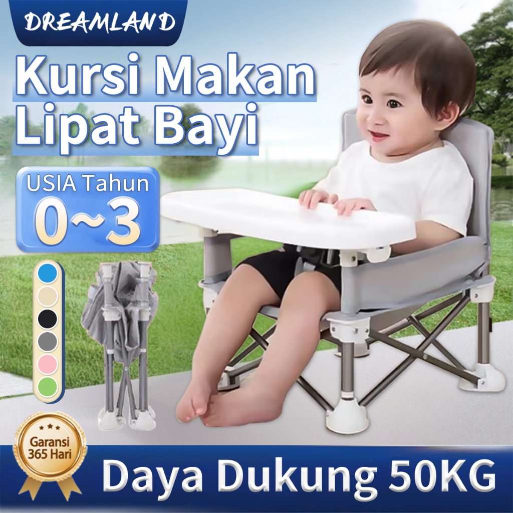Jual Kursi Makan Bayi Balita/Lipat Portabel Baby Chair/Booster High ...