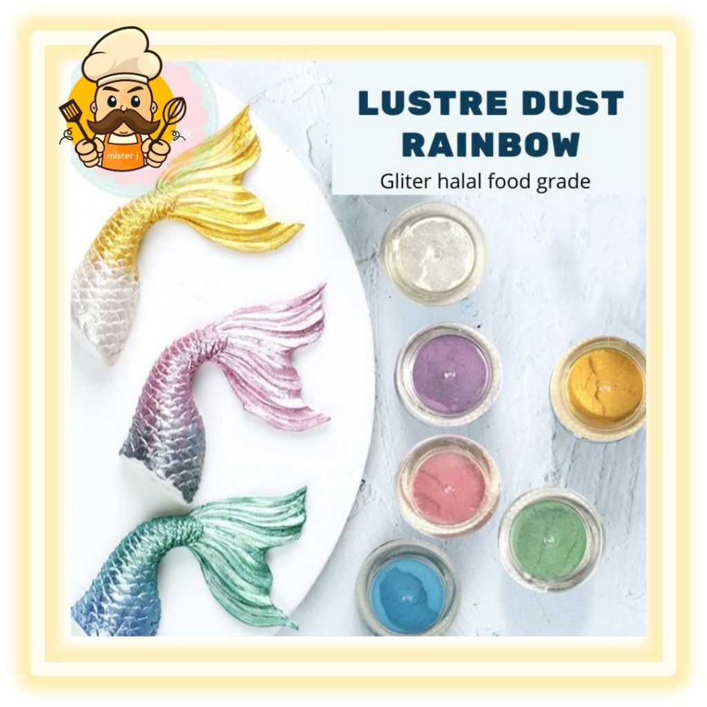 Jual Gold Lustre dust / Lustre dust edible 5gr / Glitter edible serbuk ...