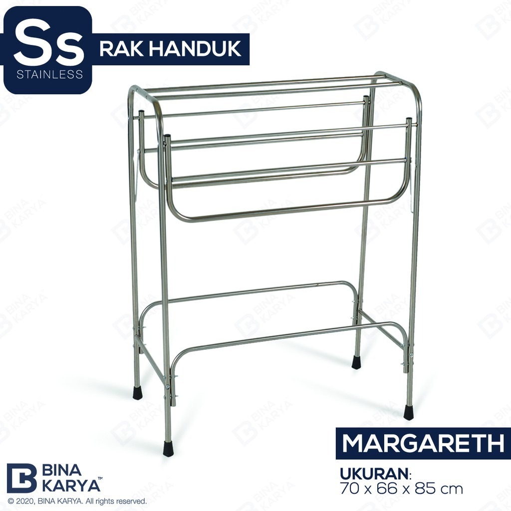Jual RAK HANDUK STAINLESS STEEL MARGARETH BINA KARYA | Shopee Indonesia