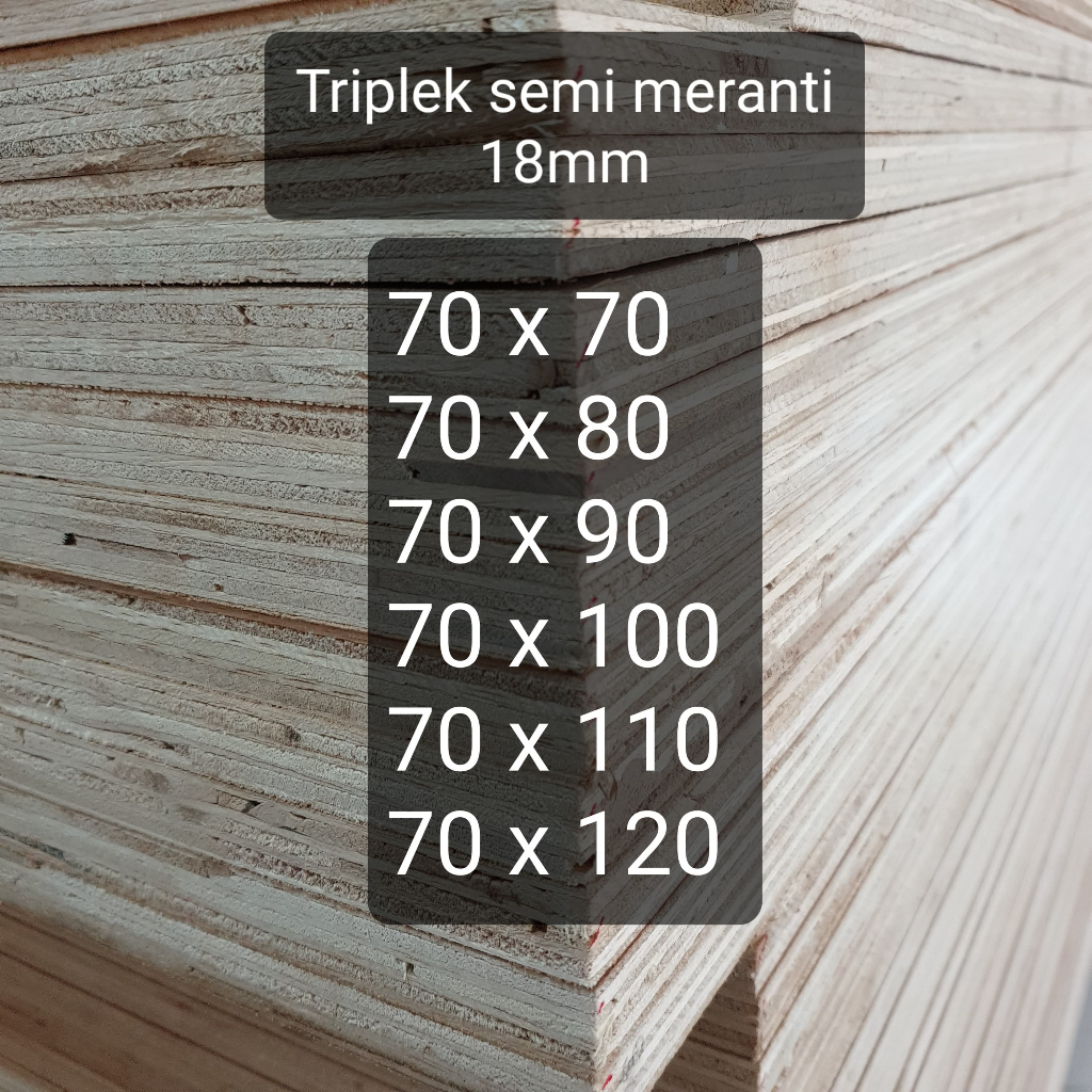 Jual Triplek custom semi meranti 18mm plywood multiplek halus 2 sisi ...