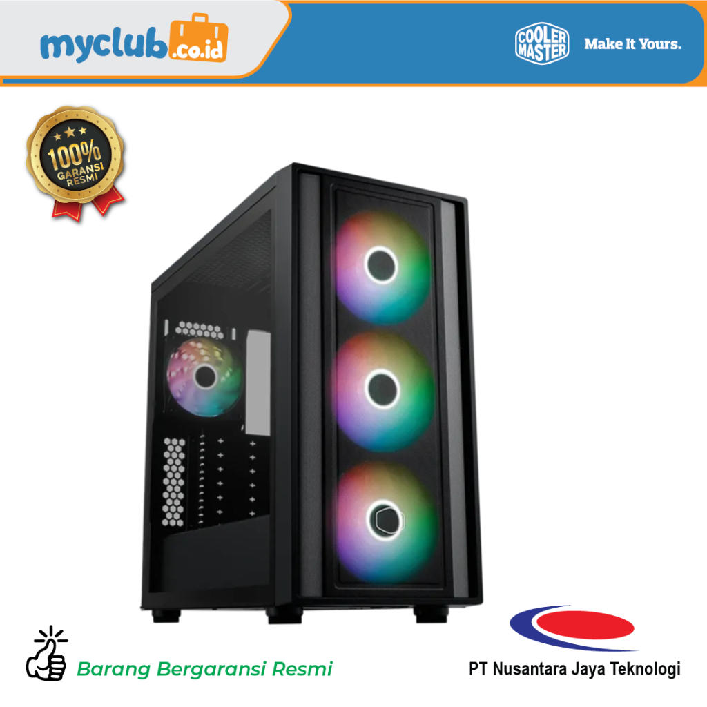 Jual Cooler Master Casing MasterBox 600 Mid Tower [MB600-KGNN-S00 ...