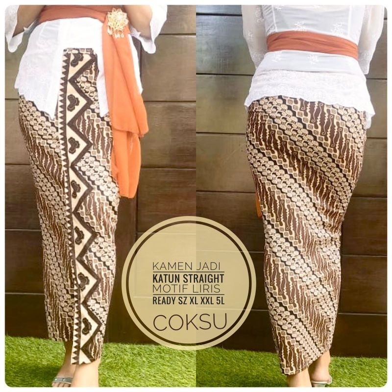 Jual Kamen Jadi/Rok(bahan katun straight) motif liris | Shopee Indonesia