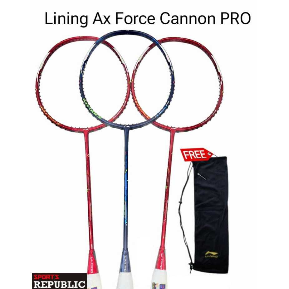 Jual Raket Badminton LINING AXFORCE CANON PRO Original | Shopee Indonesia