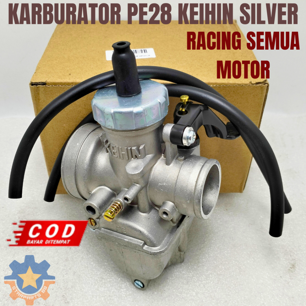Jual KARBURATOR PE28 SILVER RACING UNIVERSAL SEMUA MOTOR ORIGINAL ...