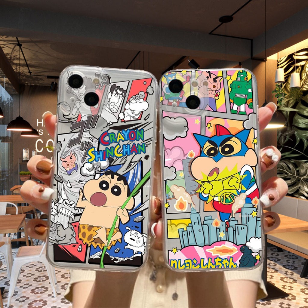 Jual CRAYON SHIN-CHAN 1 Soft Case iPhone 15 Pro Max Plus Motif kartun ...