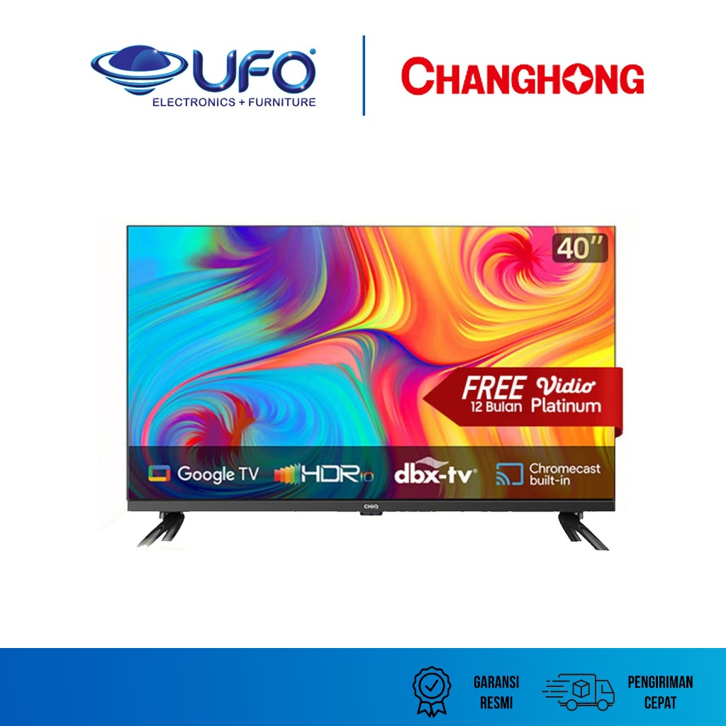 Jual Changhong TV 40 Inch LED Smart Full HD L40G7P PRO | Shopee Indonesia