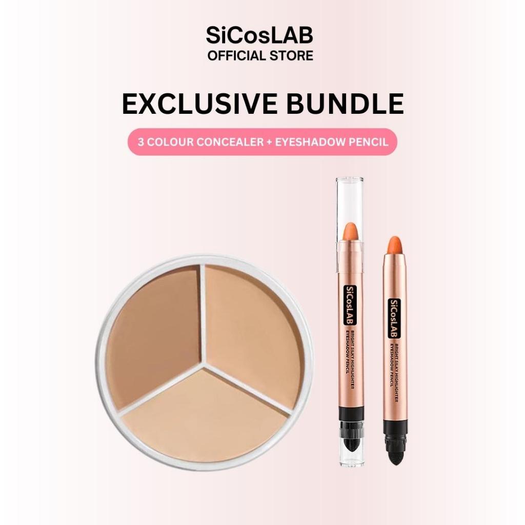Jual Trio concealer+eyeshadow pen cream shimmer single SicosLAB ...