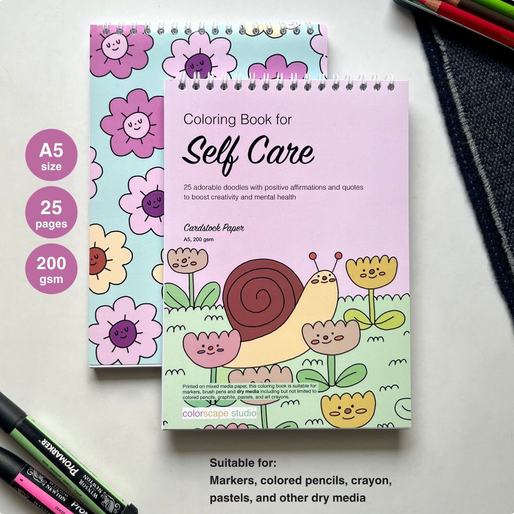 Jual Colorscape Coloring Book for Self Care | Shopee Indonesia