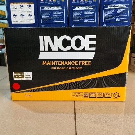 Jual Aki battery Accu N100 95E41R INCOE MF untuk Genset, Taft GT, Truk ...