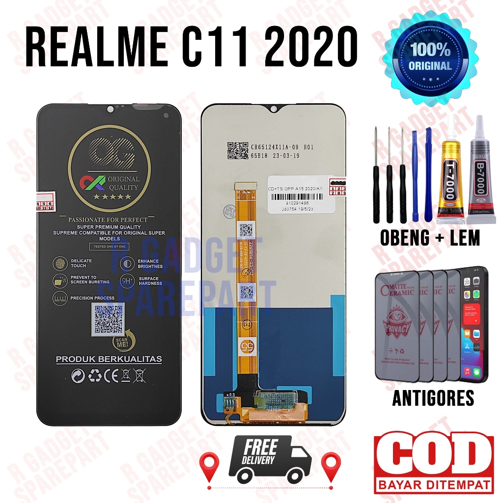 Jual Lcd Realme C11 2020 Original OEM Quality Lcd Touchscreen Realme ...