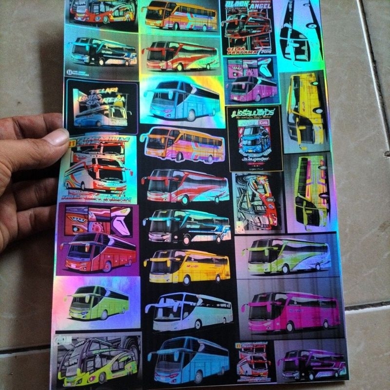 Jual STIKER BUS | STIKER BUS MODIF | STIKER BUS MANIA | STIKER HOLOGRAM ...