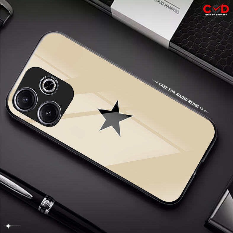 Jual HS15 Case Redmi 13 New 2024 - Softcase Glass Kaca - Hardcase 2D Glossy - Case Handphone ...