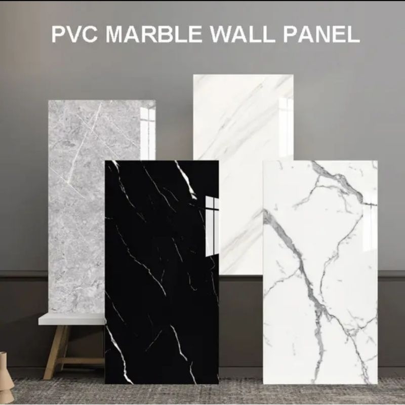 Jual pvc marbel panel dinding / marmer pvc dinding 122cm x 290cm ...