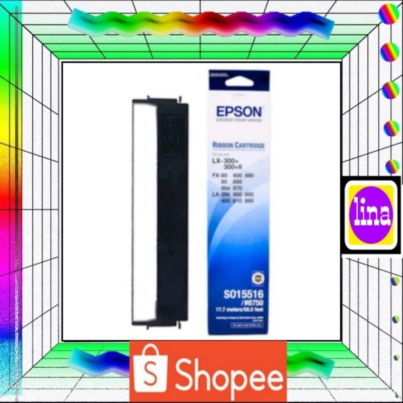 Jual RIBBON CARTRIDGE EPSON LX300 / LX-300 PITA & RUMAHNYA ORI | Shopee ...