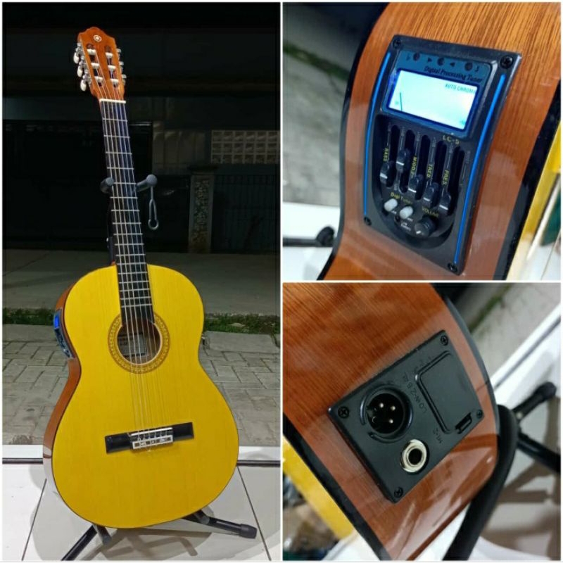 Jual [KUALITAS TERJAMIN] Gitar Yamaha C-315 Classic Nylon Elektrik ...