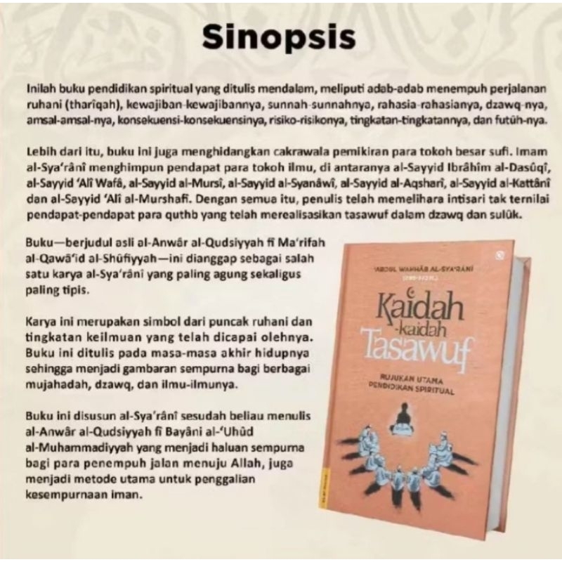 Jual BUKU KAIDAH KAIDAH TASAWUF PENERBIT QAF ORIGINAL | Shopee Indonesia Jual BUKU KAIDAH KAIDAH TASAWUF PENERBIT QAF ORIGINAL | Shopee Indonesia