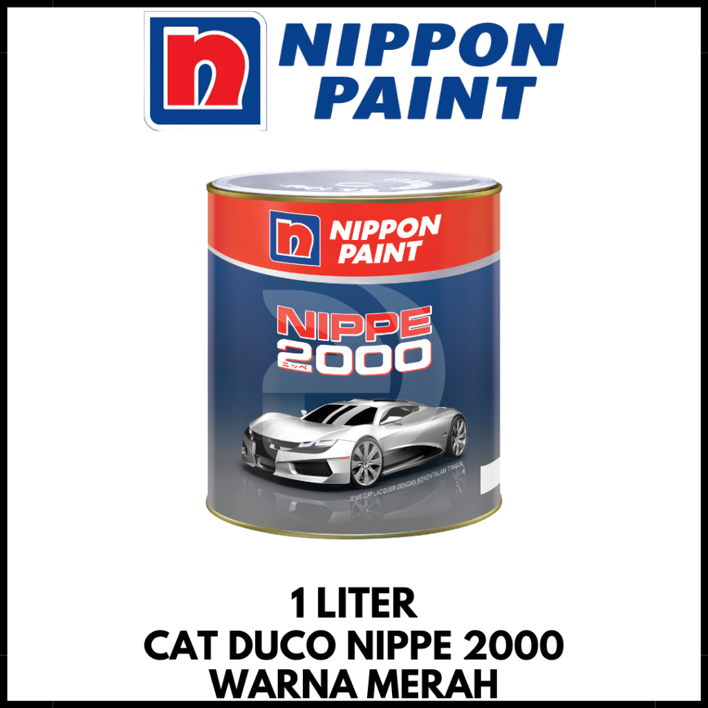 Jual Cat Duco Nippe 2000 1Liter Warna Merah / NIPPON PAINT | Shopee Indonesia