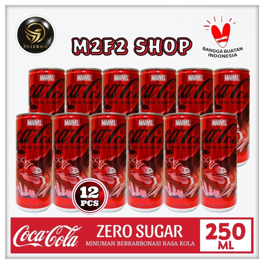 Jual Coca Cola Zero Minuman Bersoda Kaleng | Can - 250 ml (Kemasan 12 ...
