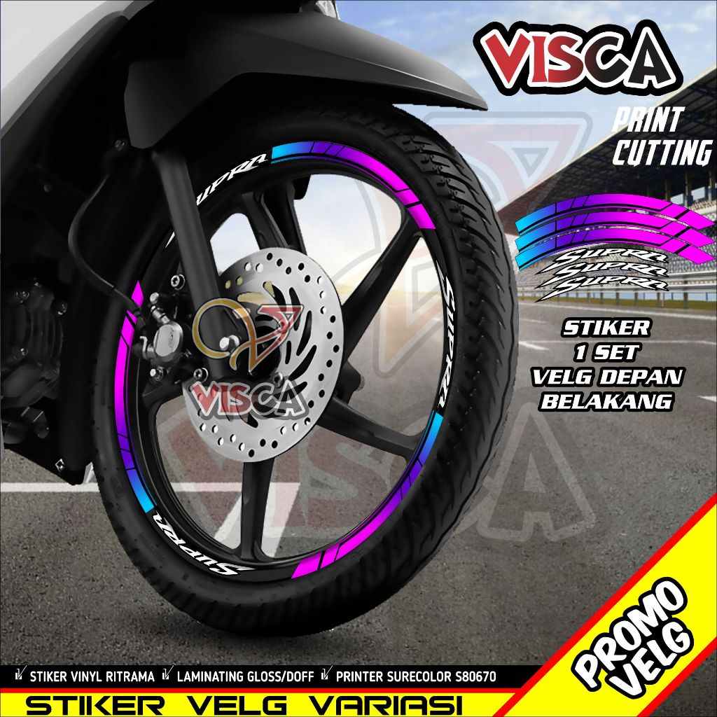 Jual Stiker Velg List Velg Motor Stiker Velg Supra Motif A03 Bunglon ...