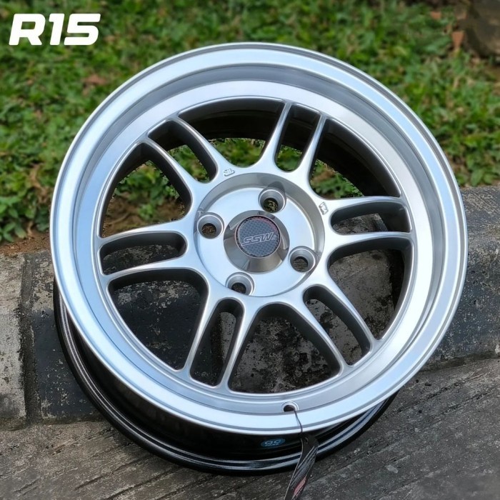 Jual velg mobil 15 RPF1 SSW THAILAND R15 Brio jazz yaris vios agya ...