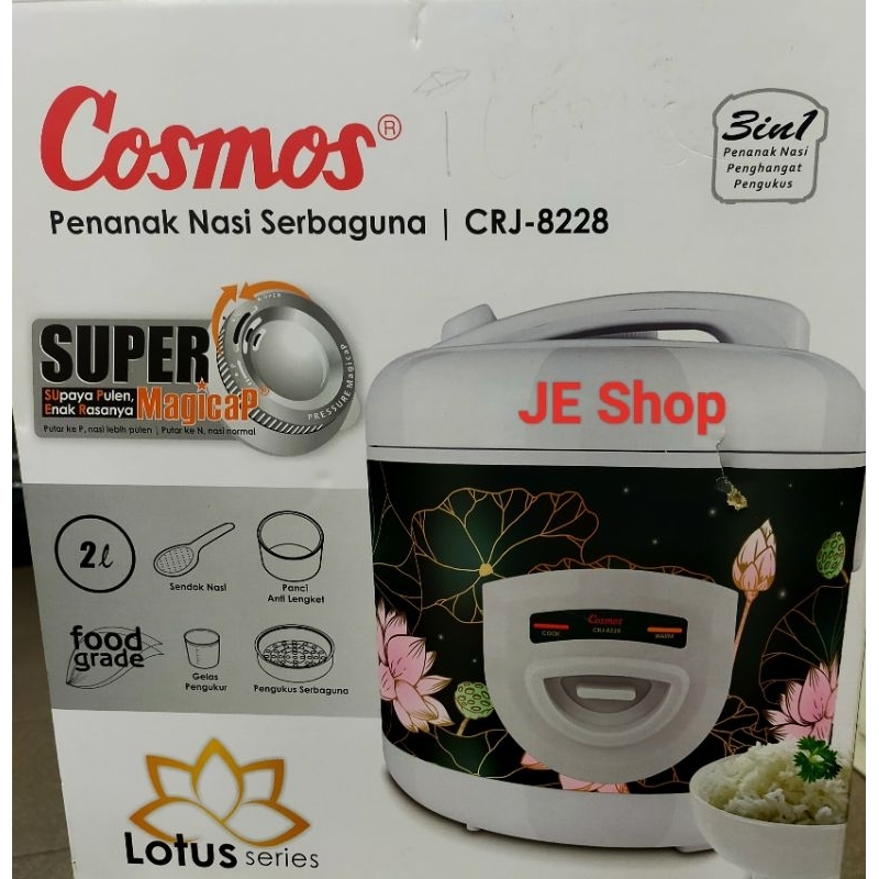 Jual MAGIC COM COSMOS 2 LITER CRJ-8228 WHITE | Shopee Indonesia