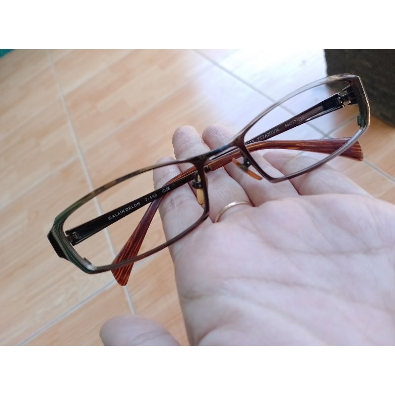 Jual FRAME KACAMATA SECOND ALAIN DELON | Shopee Indonesia