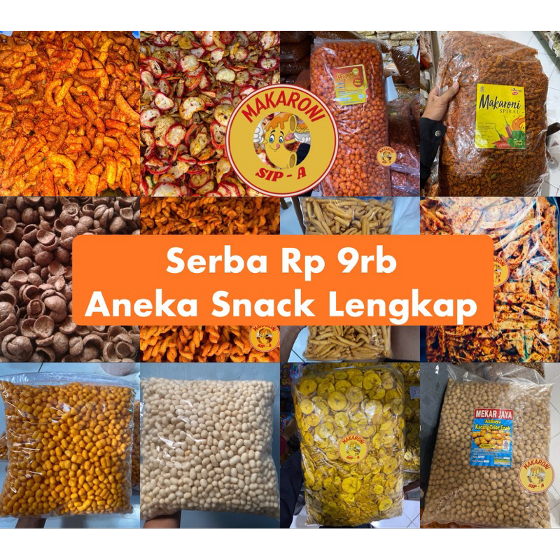 Jual Aneka Cemilan Snack 250gr Terlengkap Grosir [Serba 9 Ribu-an ...