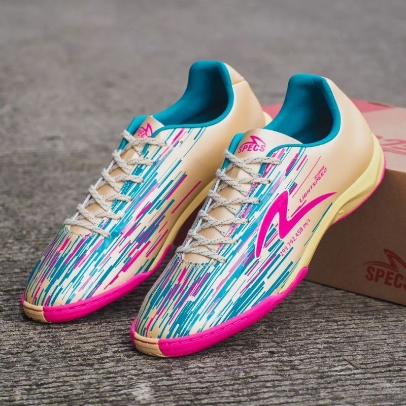 Jual Sepatu Futsal Specs LightSpeed Reborn Invinity Pink Glo Frosty Day ...