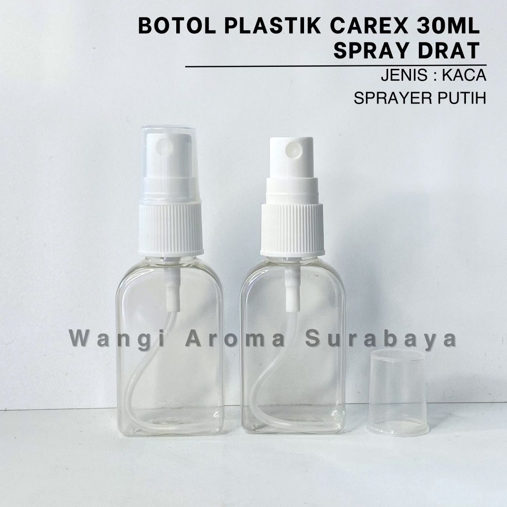 Jual Botol Spray Plastik Carex 30ML Drat - Botol Parfum Spray Plastik ...