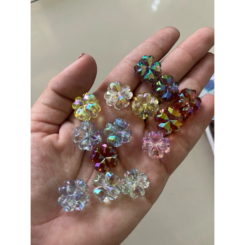 Jual MANIK BUNGA CLEAR ISI 5 PCS | Shopee Indonesia
