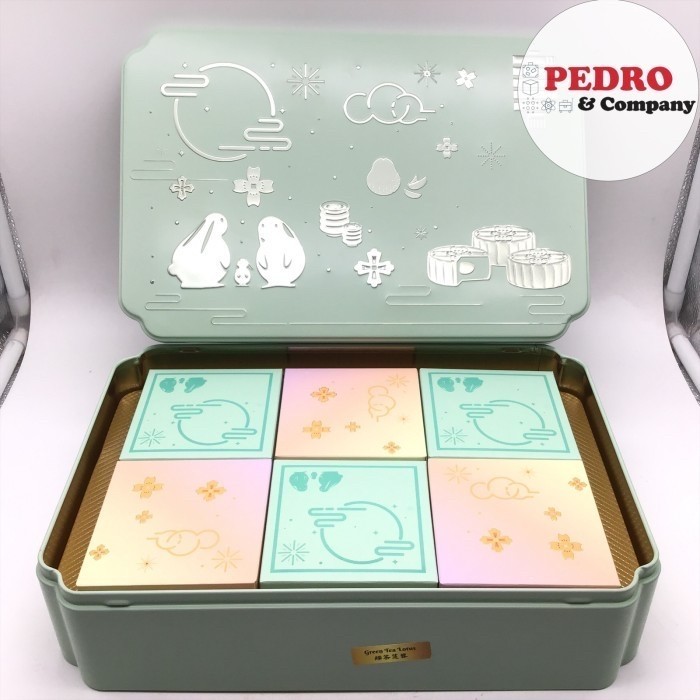 Jual Chang er Mooncake GREEN TEA LOTUS isi 6 pc kue bulan moon cake ...