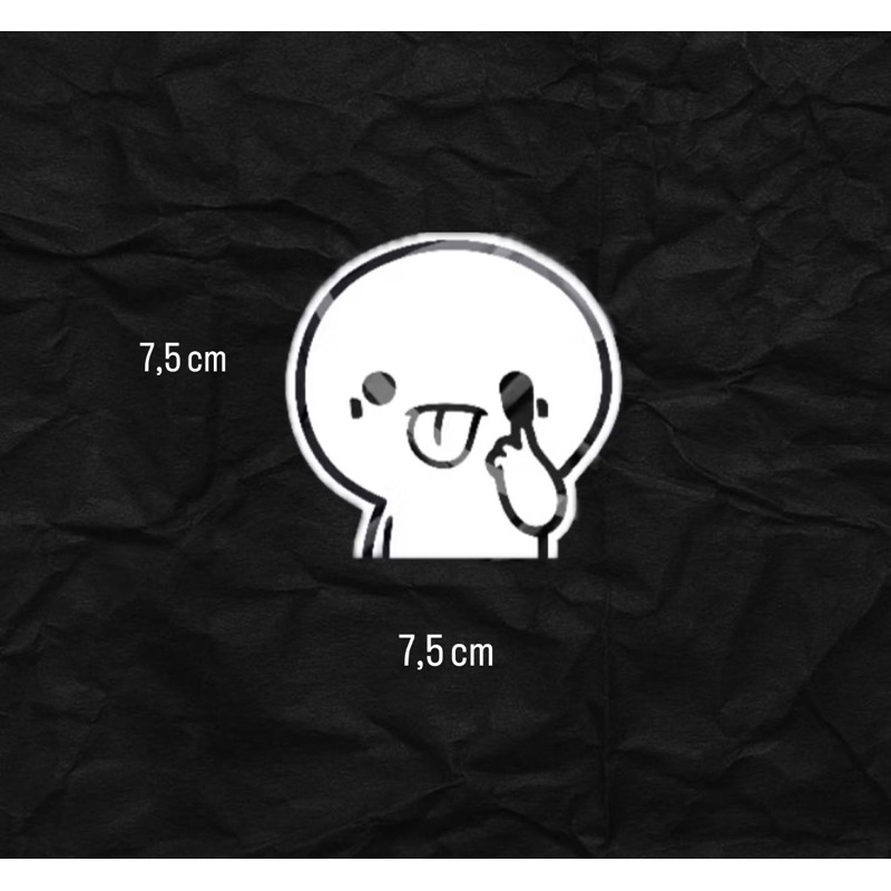 Jual Stiker emot melet cutting sticker | Shopee Indonesia