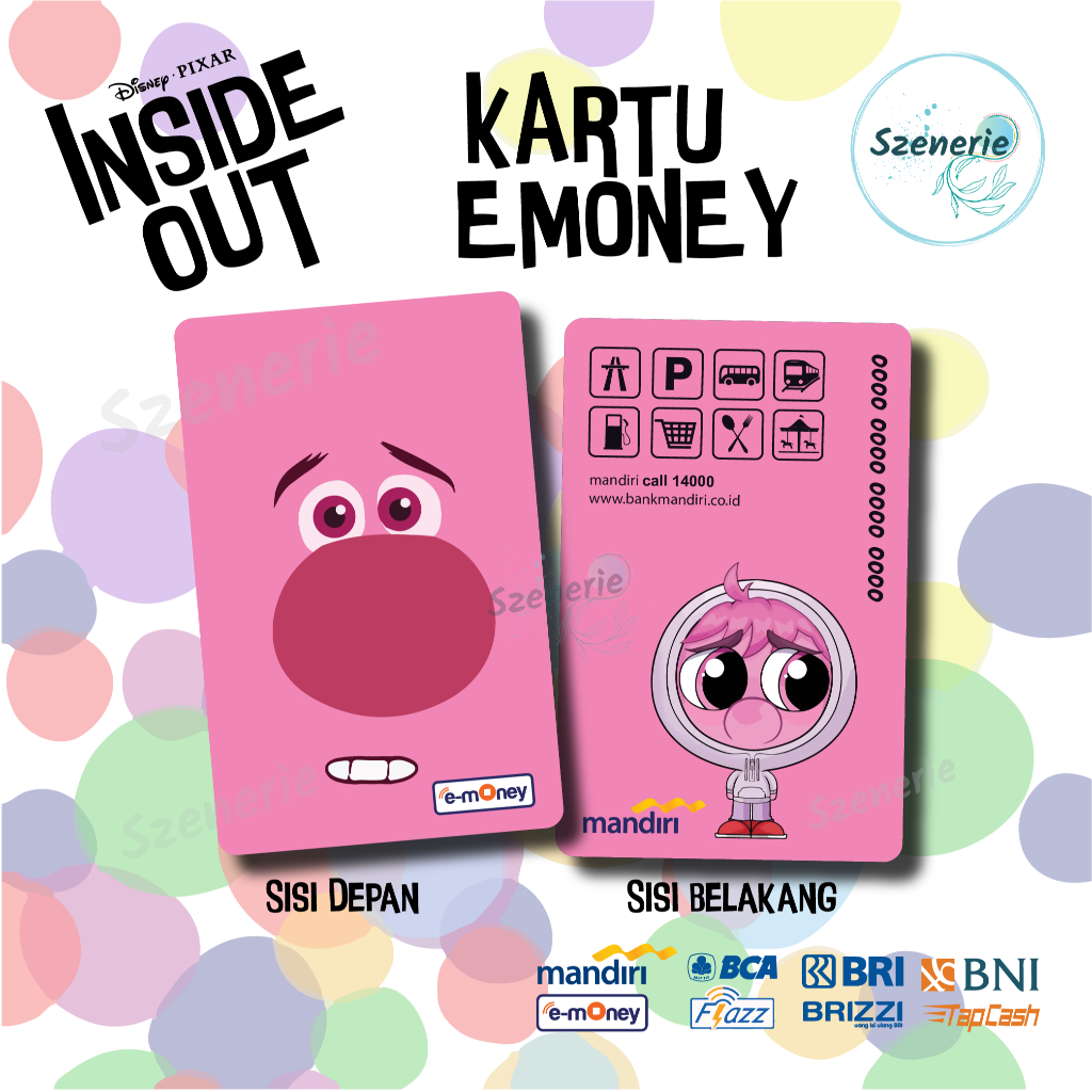 Jual Emoney Inside Out Flazz gen 2 Kartu E-money Mandiri BCA Tapcash ...