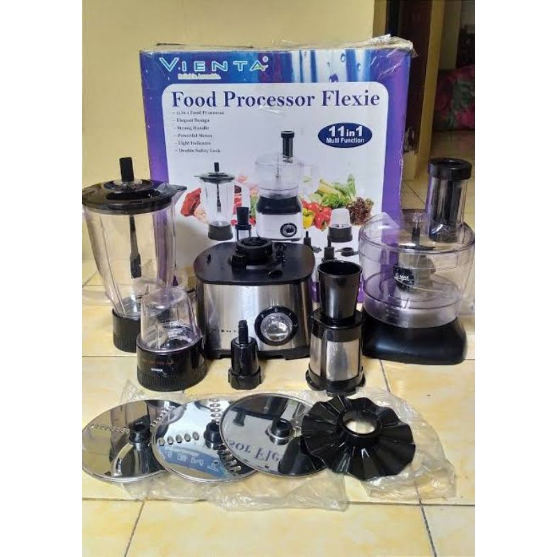 Jual Vienta food processor flexie blender 11 in 1 chopper mixer grinder ...